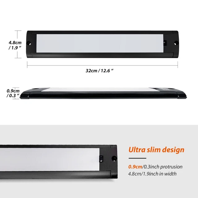 12 V LED Strip Light Campervan Under Cabinet Lamp Dimmable Sensor ...