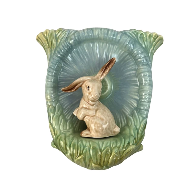 SYLVAC HARE RABBIT Wall Pocket Planter Vase Outside Ornament 9 inch ...