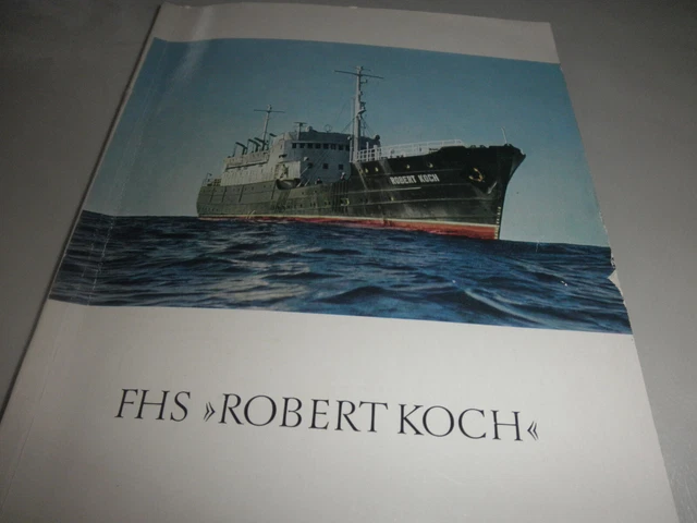 DDR VEB FISCHKOMBINAT Rostock Fiko Fischerei FHS Robert Koch 50.Reise ...