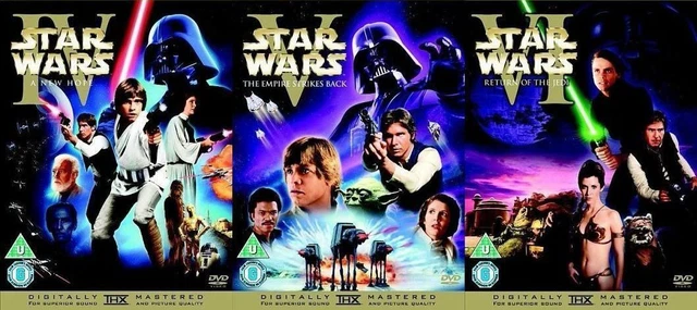 STAR WARS THEATRICAL Cinema Release Cinematic The Original Trilogy Set ...