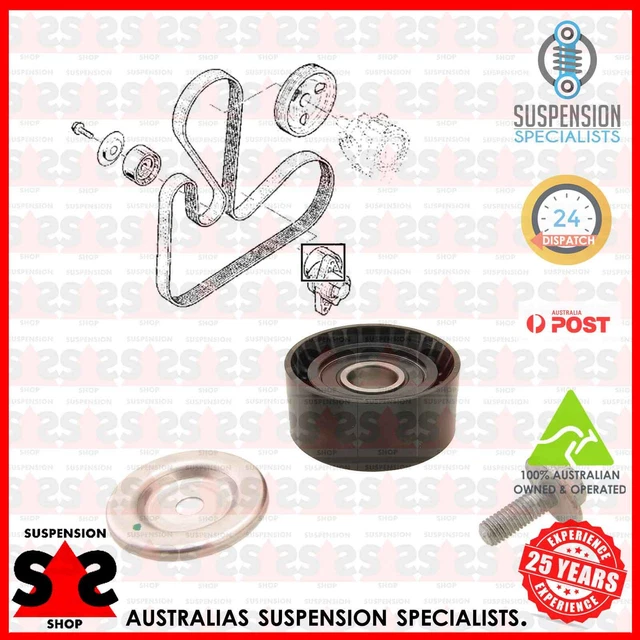 TENSIONER PULLEY, V-RIBBED Belt Suit RENAULT Trafic 2.0 dCi 90 (FL0H ...