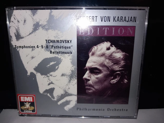 3CD*KARAJAN*EMI SONOPRESS W.G 1990*Tchaikovsky Symphonies 4-6*No Ifpi*Like New £3.99 - PicClick UK