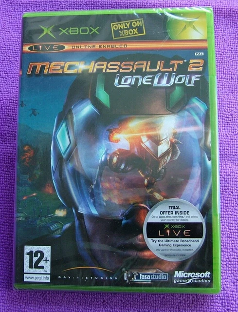 JEU ORIGINAL MECHASSAULT Mech Assault 2 Lone Wolf Xbox - Neuf scellé ...