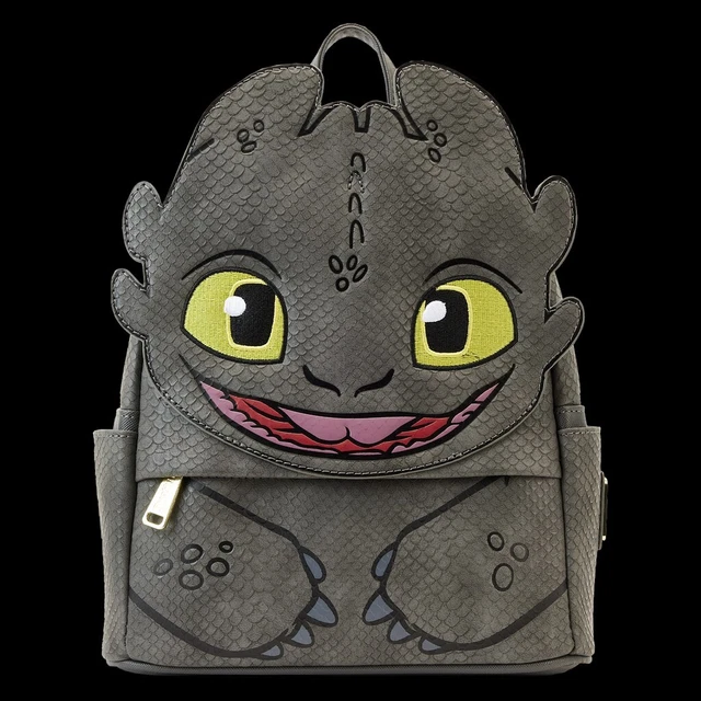 LOUNGEFLY DREAMWORKS HOW To Train Your Dragon Toothless Cosplay Mini ...