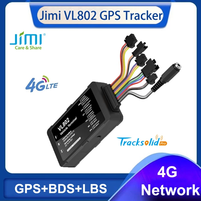 JIMI VL802 LOCALIZZATORE veicoli 4G localizzatore GPS 2 vie parlante dispositivo di tracciamento ...