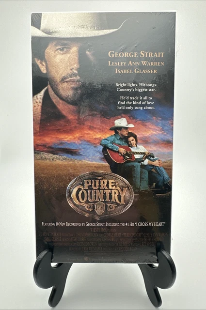 PURE COUNTRY VHS George Strait Bright Lights Hit Songs New Sealed WB ...