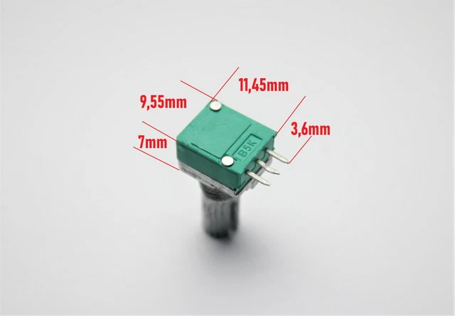 POTI DREH POTENTIOMETER Linear 1K 5K 10K 20K 50K 100K 1M Ohm Mono ...