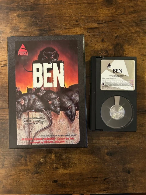 BEN - BETA Betamax Tape (1972) Not VHS Erol's Video Cutbox Horror £20. ...