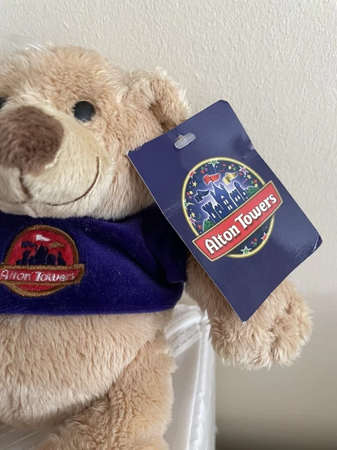 VINTAGE ALTON TOWERS Teddy Bear - Official Merchandise - 2001 with tag ...