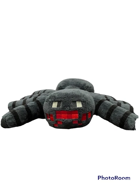 MINECRAFT BLACK SPIDER Plush 16" x 13" Jinx Mojang Game Spin Master No ...