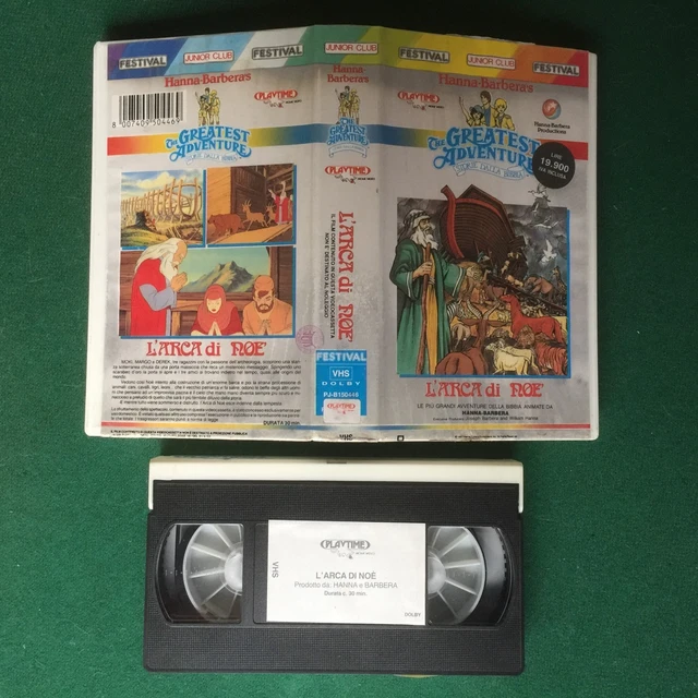 VHS HANNA BARBERA NOE' ARK Bible Stories PLAYTIME (1987) PJ-B150446 £15 ...