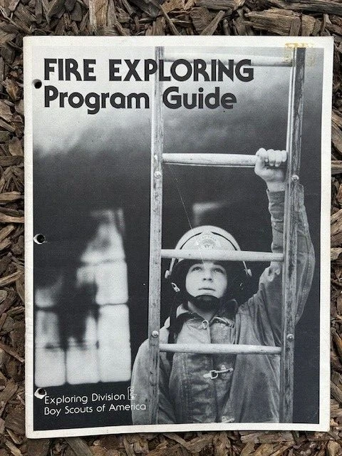 VINTAGE 1984 ORIGINAL Boy Scouts of America Fire Exploring program ...