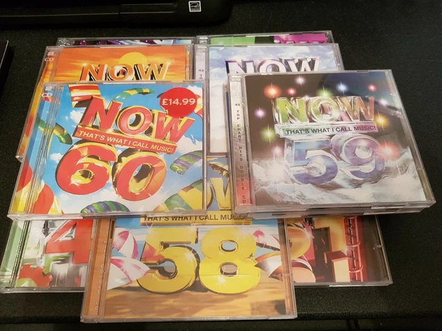 NOW THAT'S WHAT I Call Music Volumes 44 47 50 51 53 55 58 59 60 57 £29. ...