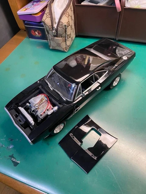 RARE HOT WHEELS ELITE 1/18 Fast & Furious DODGE CHARGER Dom's Car ...