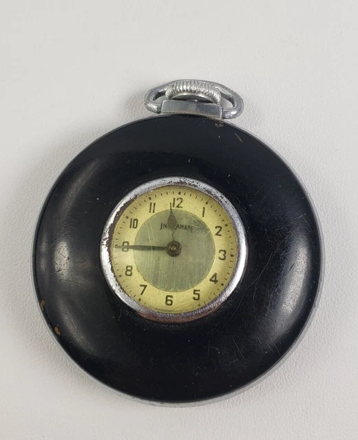 ANTIQUE INGRAHAM POCKET Watch 1940s E Ingraham Company Bristol Conn ...