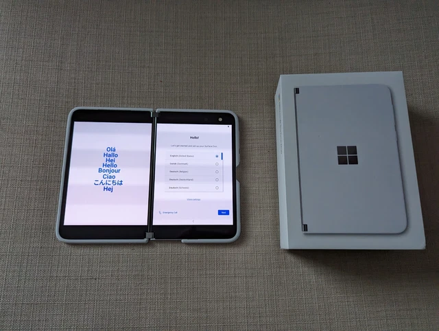 MICROSOFT SURFACE DUO - 128GB - Glacier (Unlocked) £233.20 - PicClick UK