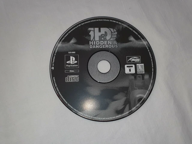 CD DISQUE PS1 playstation 1 sony sans boite HIDDEN & DANGEROUS EUR 4,00 - PicClick IT