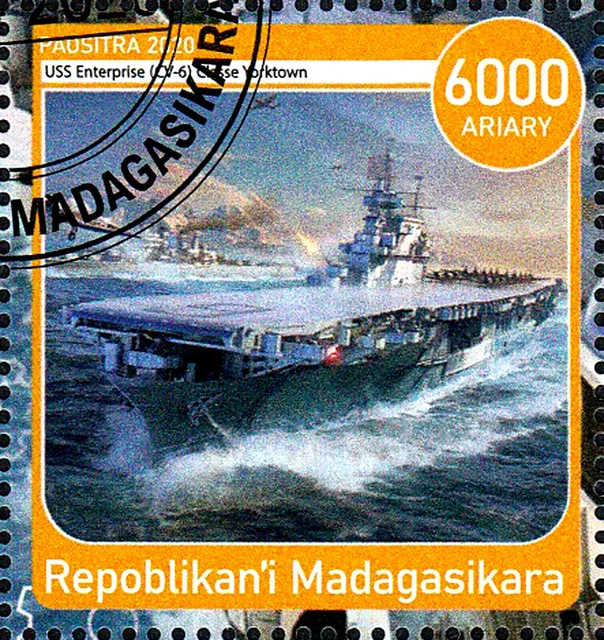 WWII SCHIFF USS Enterprise Cvn 65 Flugzeug Träger Yorktown Klasse Navy ...