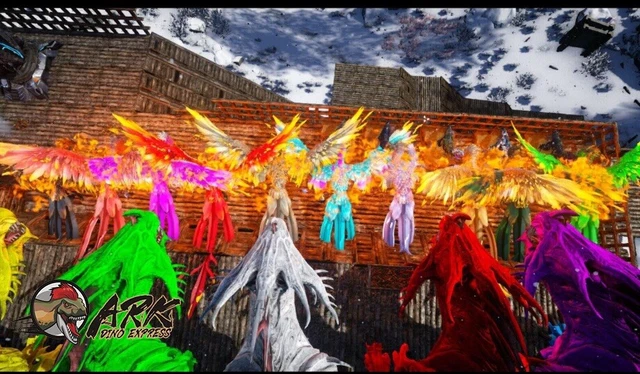 ARK SURVIVAL EVOLVED pc pve 10 Different Color Phoenix clone On Sell ...