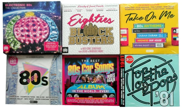6 X 80S 1980s EIGHTIES COMPILATION CD ALBUMS BOX SETS BUNDLE (23 DISCS ...