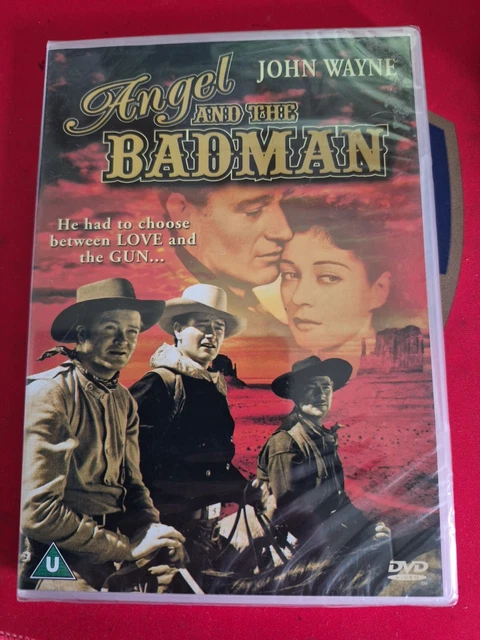 ANGEL AND THE Badman Brand New Sealed John Wayne £2.50 - PicClick UK