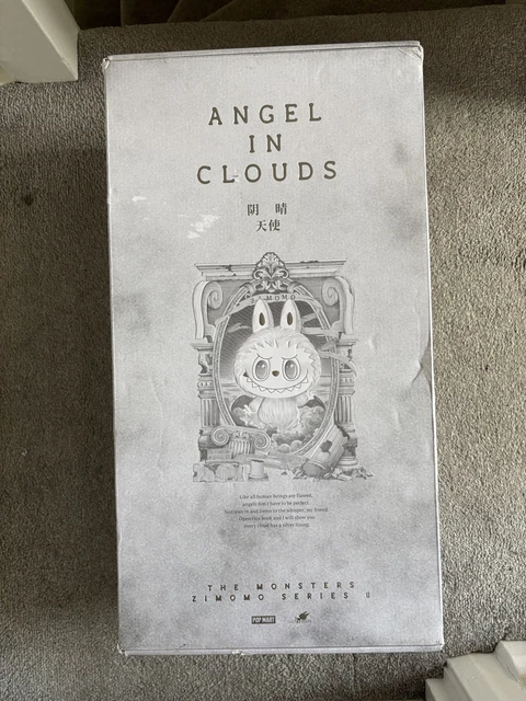 POPMART THE MONSTERS Zimomo Angel in Clouds Labubu - Vinyl Face Doll ...