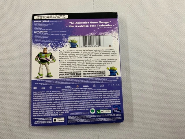 DISNEY TOY STORY (Blu-Ray +Dvd+ Digital Code )Brand New Sealed $24.99 ...