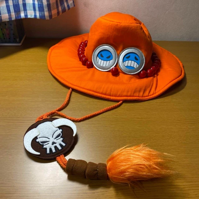 ONE PIECE PORTGAS D. Ace hat USJ NEW cap Cosplay Limited Size Free Some ...