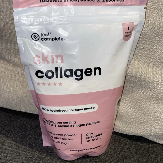 SKIN COLLAGEN POWDER - Tasteless Collagen - 1 month. Halal, Dairy ...