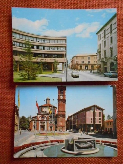 LEGNANO ( MONZA e Brianza) 2 Cartoline - Corso Italia - Piazza e Chiesa ...