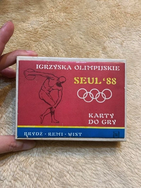 DOUBLE DECK &SEOUL Olympics ’88" Playing Cards, c.1988 £70.00 - PicClick UK