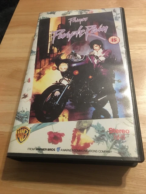 PRINCE PURPLE RAIN 1984 VHS Video Tape Cert 15 £20.00 - PicClick UK