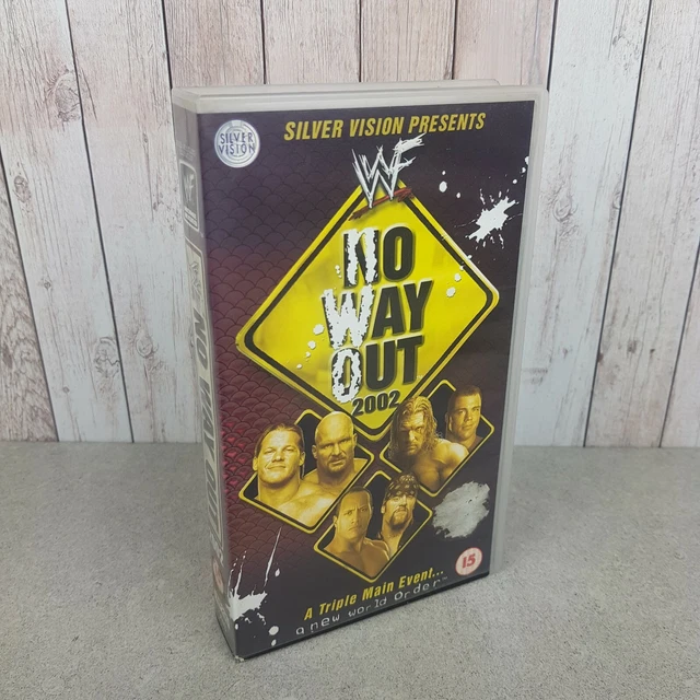 WRESTLING VHS - No Way Out 2002 - Video Silver Vision - WWE WWF WF290 £ ...