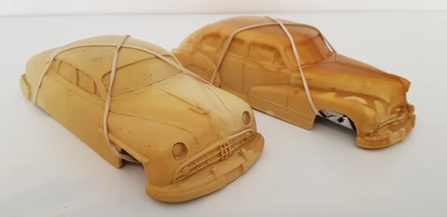 PLASTIC RESIN MODEL kit cars pair Unmade, TKM, like Amt Revell Mpc 1 ...