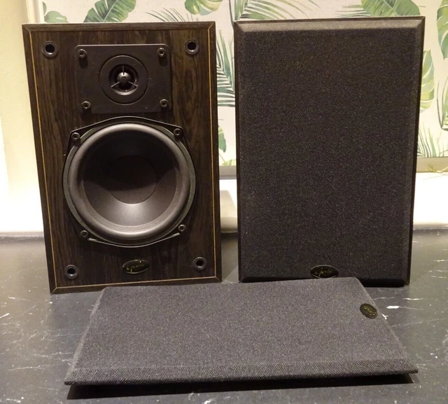 PAIR OF GALE Mini Monitor MK2 Quality Bookshelf Loudspeaker - Ash Black ...