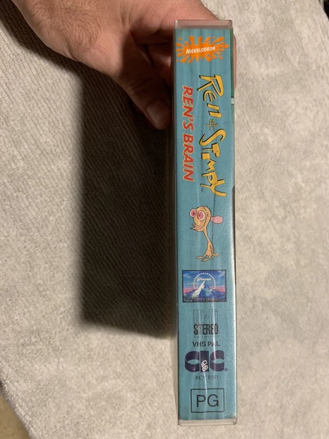VINTAGE & RARE VHS Video: Ren & Stimpy Ren's Brain Bill Wray 1997 ...