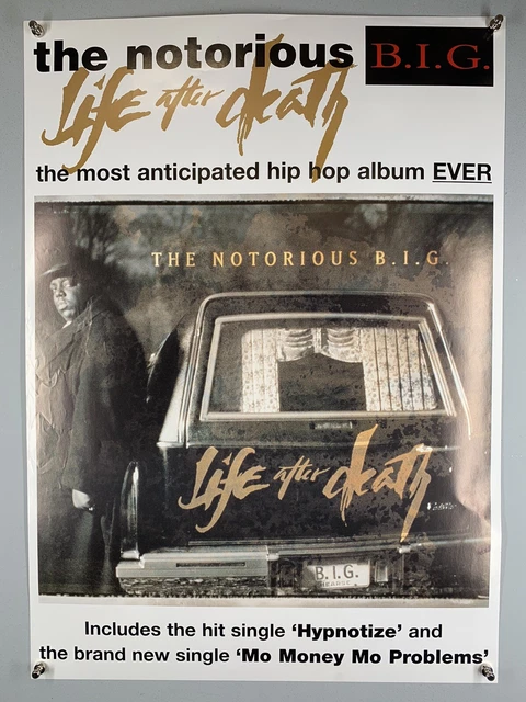 THE NOTORIOUS BIG Poster Original Vintage Life After Death Album Promo ...