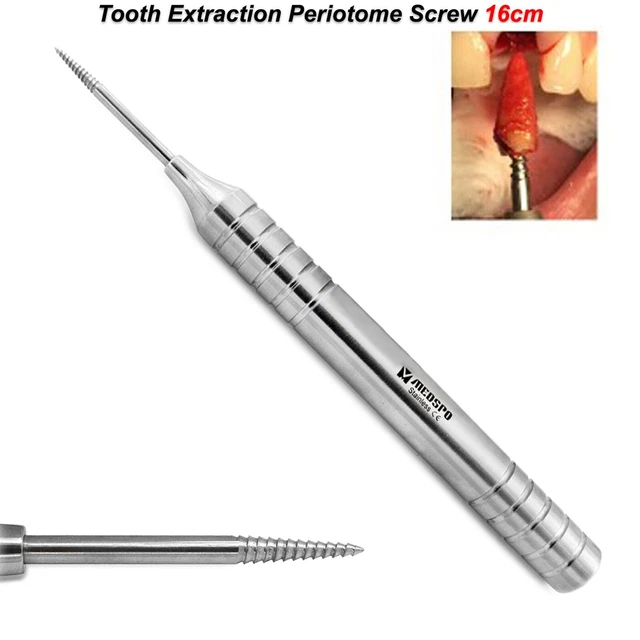 DENTAL NON FLEX Implant Periotome Surgery Screw Tooth Extraction Root ...