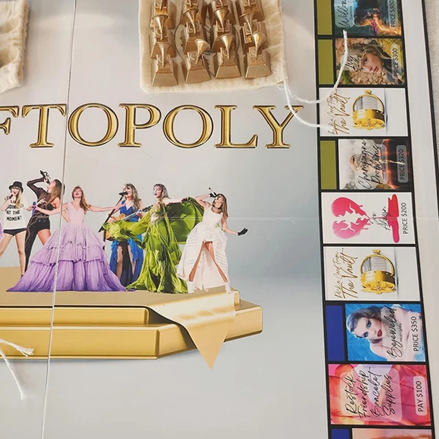 SWIFTOPOLY BOARDGAME:MONOPOLY TAYLOR Swift Inspired Board Game ...