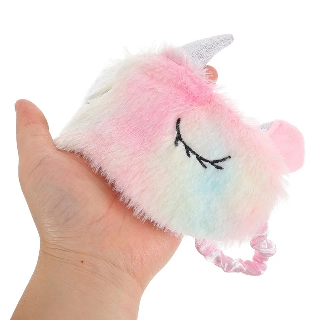 2 PCS SOFT Plush Blindfold Cute Animal Eye Cover Sleeping Mask Teens ...