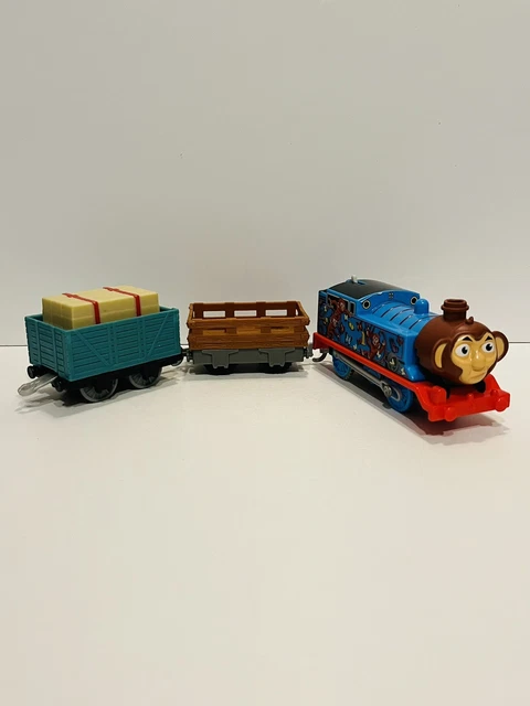 TRACKMASTER MONKEY THOMAS Thomas & Friends Motorised Battery Train ...