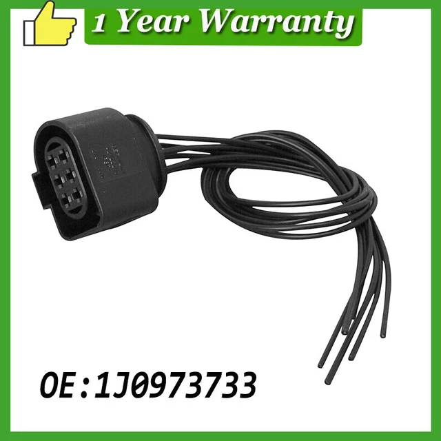 6 PIN TAIL Light Wiring Plug Connector Harness 1J0973733 For VW For ...