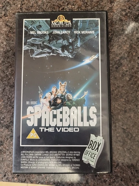 RARE VINTAGE SPACEBALLS - The Video aka The Movie - PAL - VHS - 1987 £ ...