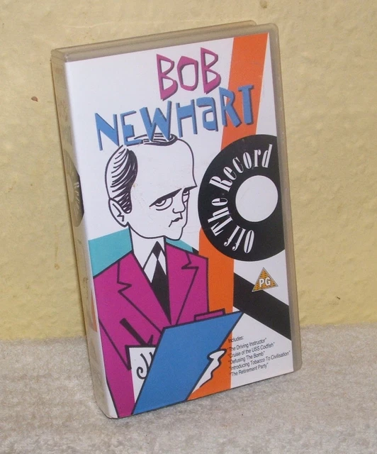 BOB NEWHART: OFF the Record - VHS - classic live comedy, Driving ...