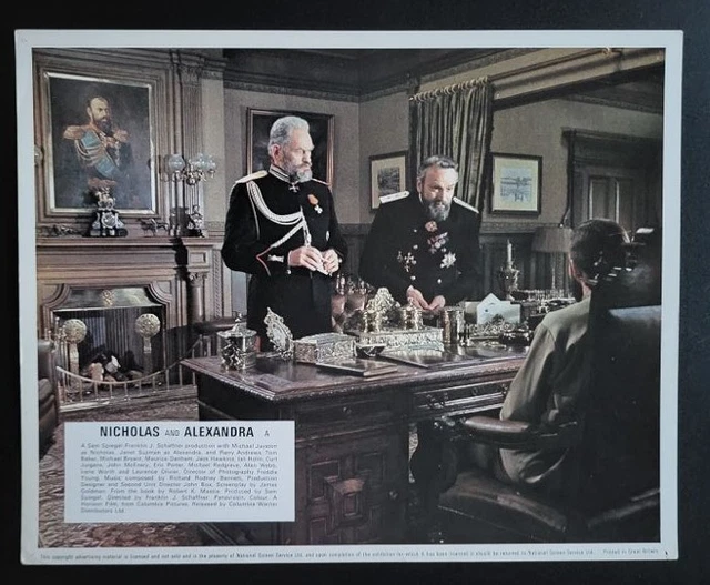 NICHOLAS AND ALEXANDRA 1971 Laurence Olivier RARE Vintage UK FOH Lobby ...