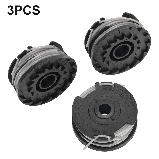ESSENTIAL REPLACEMENT SPOOLS for Greenworks G40 Lawn Trimmers Pack of 3 ...