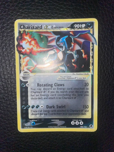 POKÉMON TCG CHARIZARD (Delta Species) EX Dragon Frontiers 100/101 Holo ...