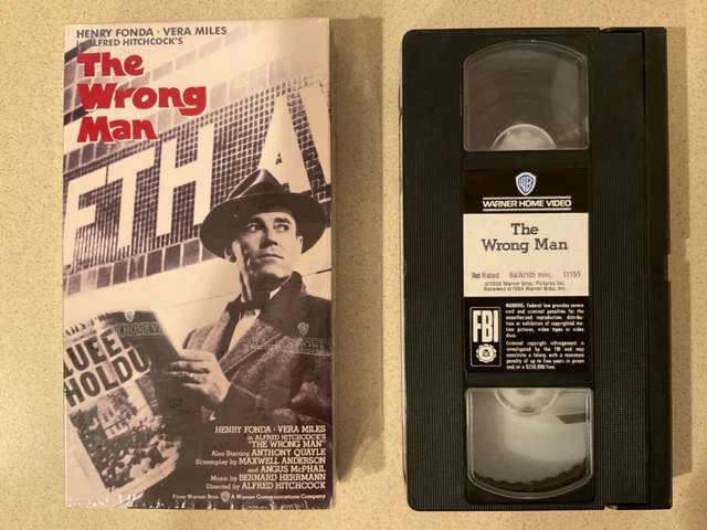 THE WRONG MAN (VHS, 1989) Henry Fonda, Vera Miles £4.60 - PicClick UK