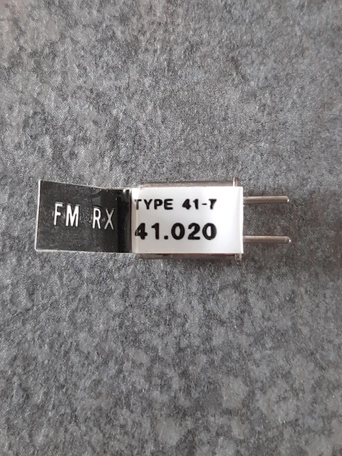 QUARTZ MODÉLISME POUR récepteur 41 MHz FM, RX 41.020 MHz, canal 402 ...