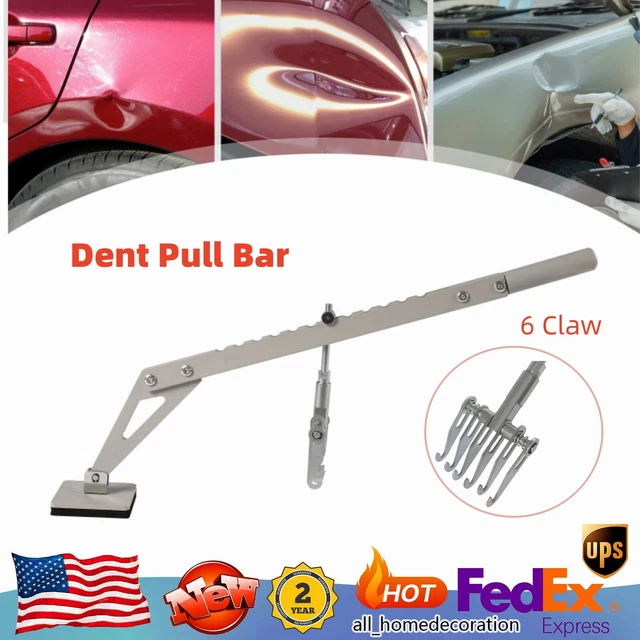 DENT PULL BAR 6 Claw Hook Puller Single Leg Lever Auto Body Dent Repair ...